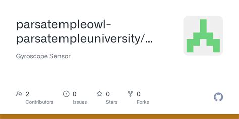 GitHub Parsatempleowl Parsatempleuniversity GyroscopeSensor Gyroscope Sensor