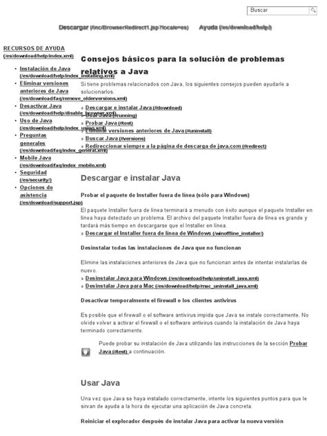 Pdf Consejos Básicos Para La Solución De Problemas Relativos A Java Dokumentips