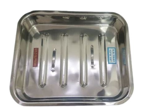 Rectangular Stainless Steel Dissecting Tray Without Wax For Laboratory Use Hospital Size