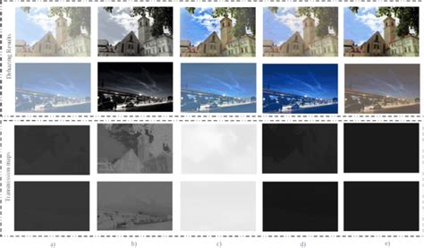 Dehazing Results And Transmission Maps Obtained For Moderate Hazy Download Scientific Diagram