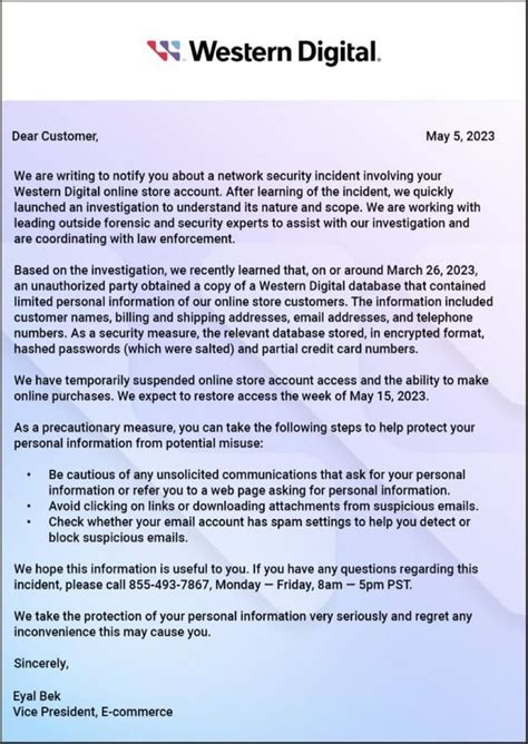 Western Digital Says Hackers Stole Customer Data In March Cyberattack