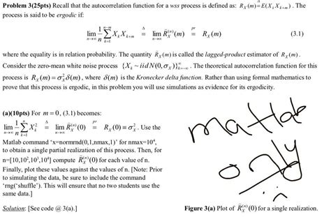solved problem 3 25pts recall that the autocorrelation
