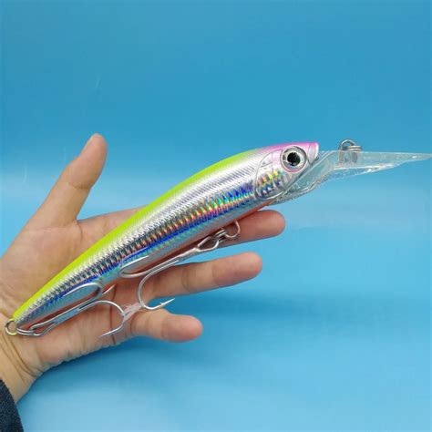 Tsurinoya 1pcslot Big Minnow Sea Fishing Lure 80g180mm Deep Sea