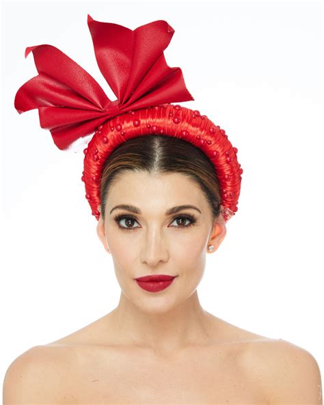Red Headband With Bow Shapoh