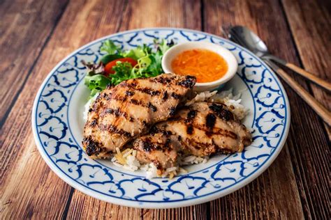 Vietnamese Lemongrass Chicken With Nuoc Cham Hot Thai Kitchen