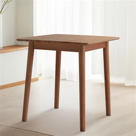Buy Aca Square Wooden Dining Table 80cm For Kitchen Cafe Restaurant