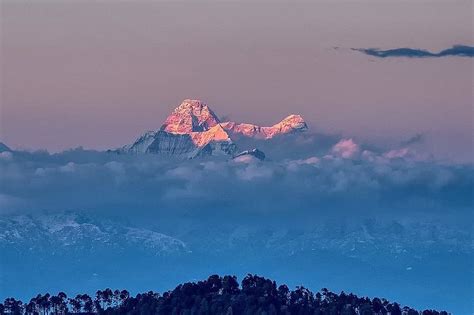 Trek To Nanda Devi Height Of Nanda Devi Mountain