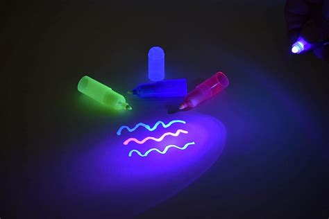 Buy Directglow Blacklight Reactive Invisible Uv Ink Marker Pen Large 3