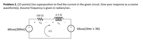 Solved Problem Points Use Superposition To Find The Chegg