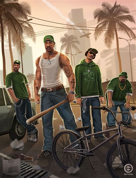 Gta San Andreas On Behance San Andreas San Andreas Gta Grand Theft Auto Series San Andreas