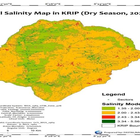 Soil Salinity Map Generated With Model 2 Download Scientific Diagram