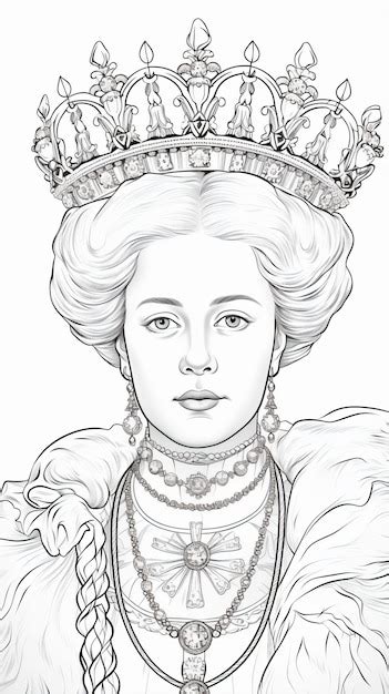 Premium Ai Image A Drawing Of A Woman Wearing A Tia