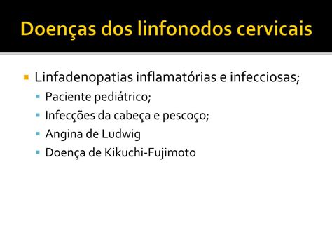 Ppt Diagnóstico Diferencial Das Massas Cervicais Powerpoint