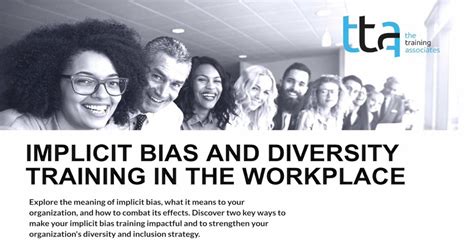Pdf Implicit Bias And Diversity Training In The Workplace Diversity And Inclusion