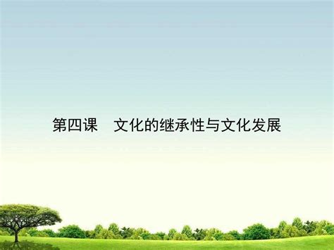 《考案》2019届高考政治新人教版第一轮总复习课件：必修三第二单元 文化传承与创新 第四课word文档在线阅读与下载无忧文档