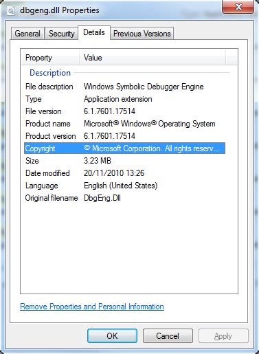 Windbg Difference Between Dbgengdll Distrubuted With Windows 7 And