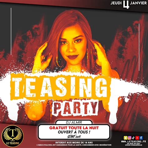 Boîte De Nuit Sur Besançon › Le Teasing Club › Nos Soirées