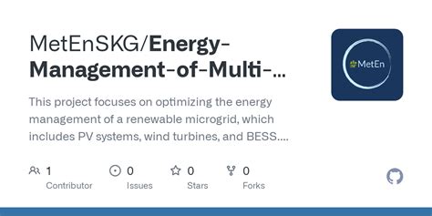 Github Metenskg Energy Management Of Multi Source Renewable Microgrid This Project Focuses On