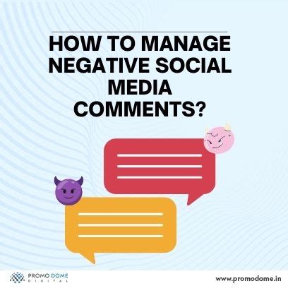How To Manage Negative Social Media Comments PromoDome Digital LLP