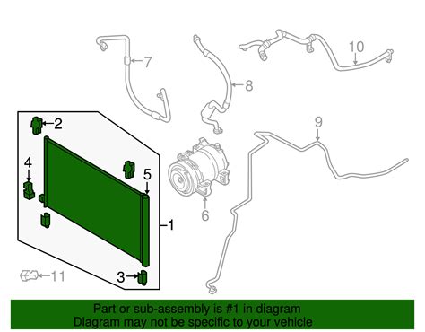 2014 2020 Nissan Rogue Condenser Assembly 92100 Aba3a My Nissan Part