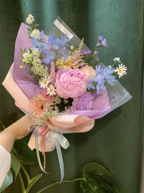 파스텔 믹스 꽃다발 M 배민 장보기∙쇼핑