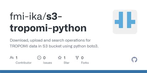 Github Fmi Ikas3 Tropomi Python Download Upload And Search