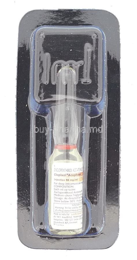 Buy Clopixol Acuphase Zuclopenthixol Acetate Injection Online Buy