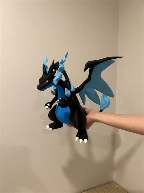 Mega Charizard X 3d Printable 3mf Stl Files Separated Parts No Ams