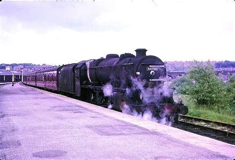 Original 35mm Slide Lms Stanier 5f 44708 In Buxton Station 30 6 1966 Rights £3 99 Picclick Uk