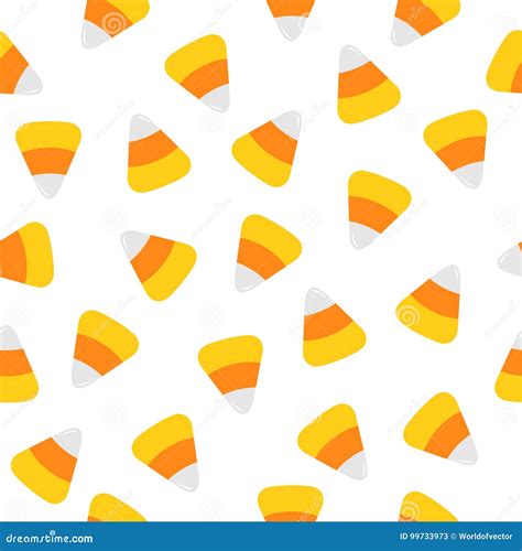 Corn Seamless Pattern Cute Background Vector Cute Corns Seamless