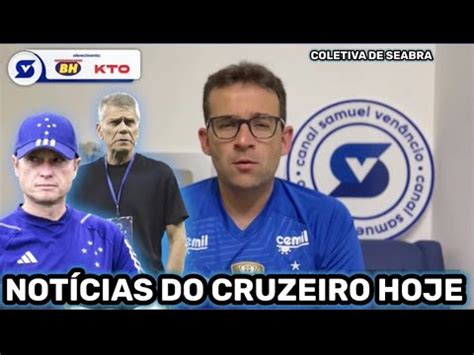 SAMUEL VENÂNCIO COLETIVA DE FERNANDO SEABRA APÓS VITÓRIA DO CRUZEIRO