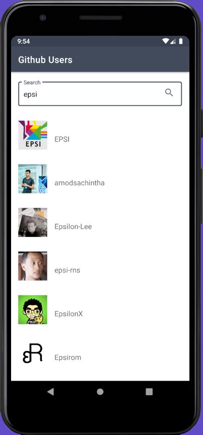 github adithyaric android githubusers