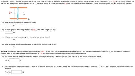 Solved A What Is The Current Through The Resistor In A Chegg Com