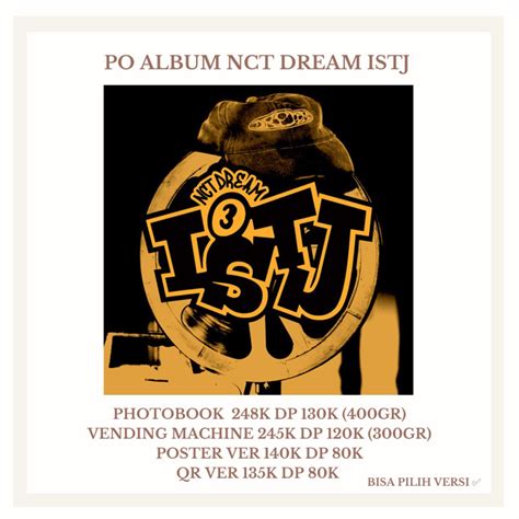 Jual Album NCT Dream ISTJ Ktown U Smini Photobook Poster Vending Machine Qr Ver Shopee Indonesia