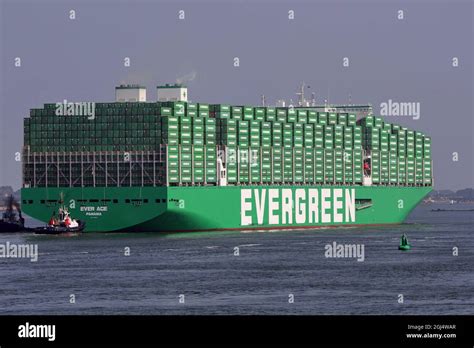 The Container Ship Ever Ace Will Reach The Port Of Rotterdam For The First Time On September
