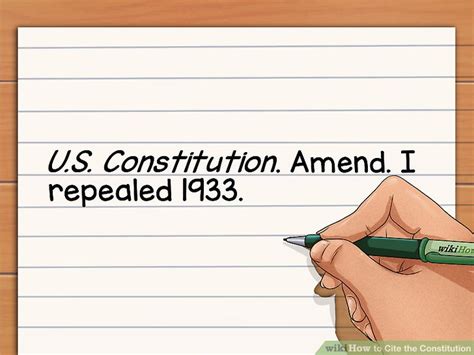 3 Ways To Cite The Constitution Wikihow