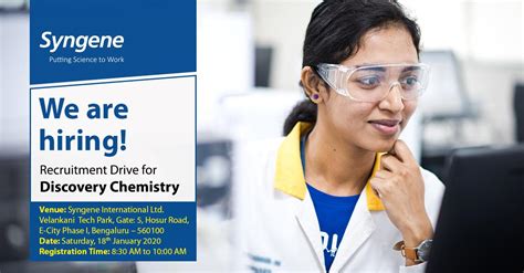 Syngene International Limited On Linkedin Jobsatsyngene