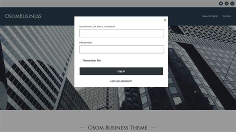 Add A Login Modalpop Up Window To A Wordpress Block Theme Osompress
