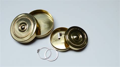 Mini Brass Containers Jewellery Boxes Natural Bed Company