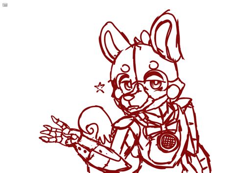 Funtime Foxy Drawing At Getdrawings Free Download