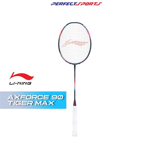 [free String Grip Cover] Li Ning Axforce 90 Tiger Max Navy Red