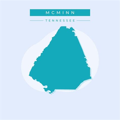 Premium Vector Vector Illustration Vector Of McMinn Map Tennessee