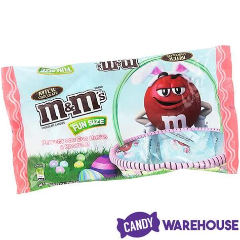 Easter Mandms Candy Fun Size Packs 20 Piece Bag Candy Warehouse