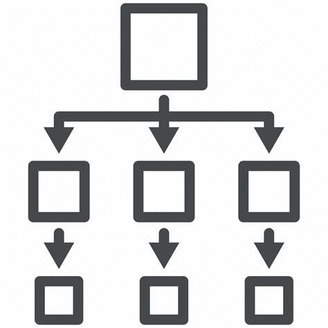 Diagram Flow Logic Methodology Process Step Structure Icon