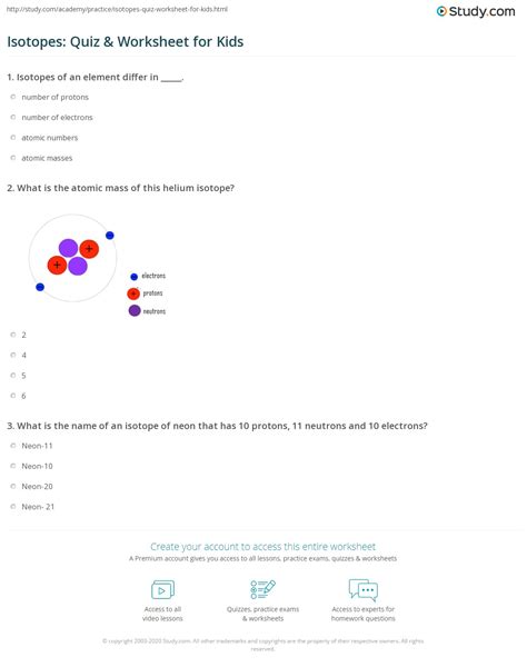 Isotope Practice Worksheet Answers Printable Calendars At A Glance
