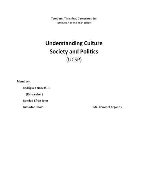 Ambang Tinambac Camarines Sur Pdf Homo Human Evolution