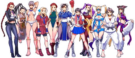 All Street Fighter Girl Characters