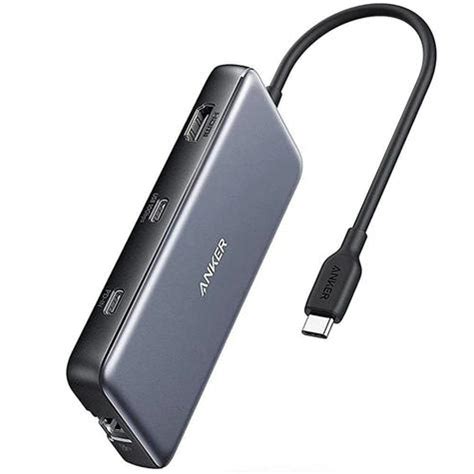 Anker Powerexpand In Usb C Pd Gbps Data Hub Grey Emiratesoutlet