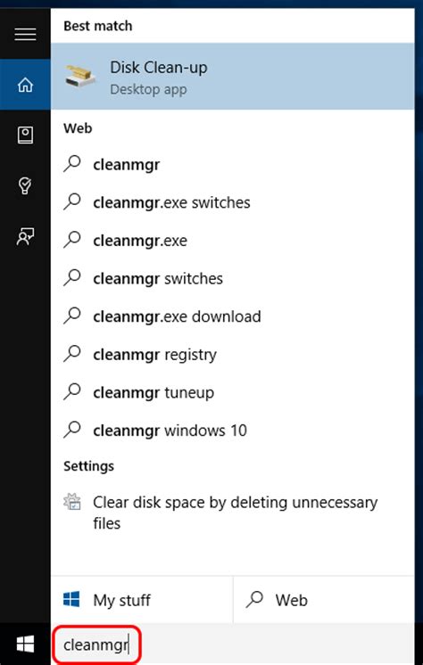 Cleanmgr Mgr