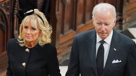 President Joe Biden And First Lady Jill Biden Attend Queen Elizabeth Iis Funeral